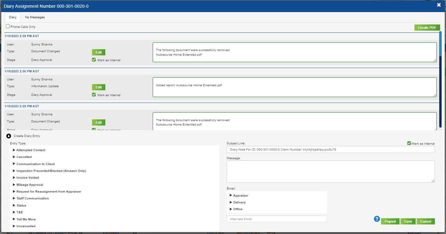 Working with CCC Assignments